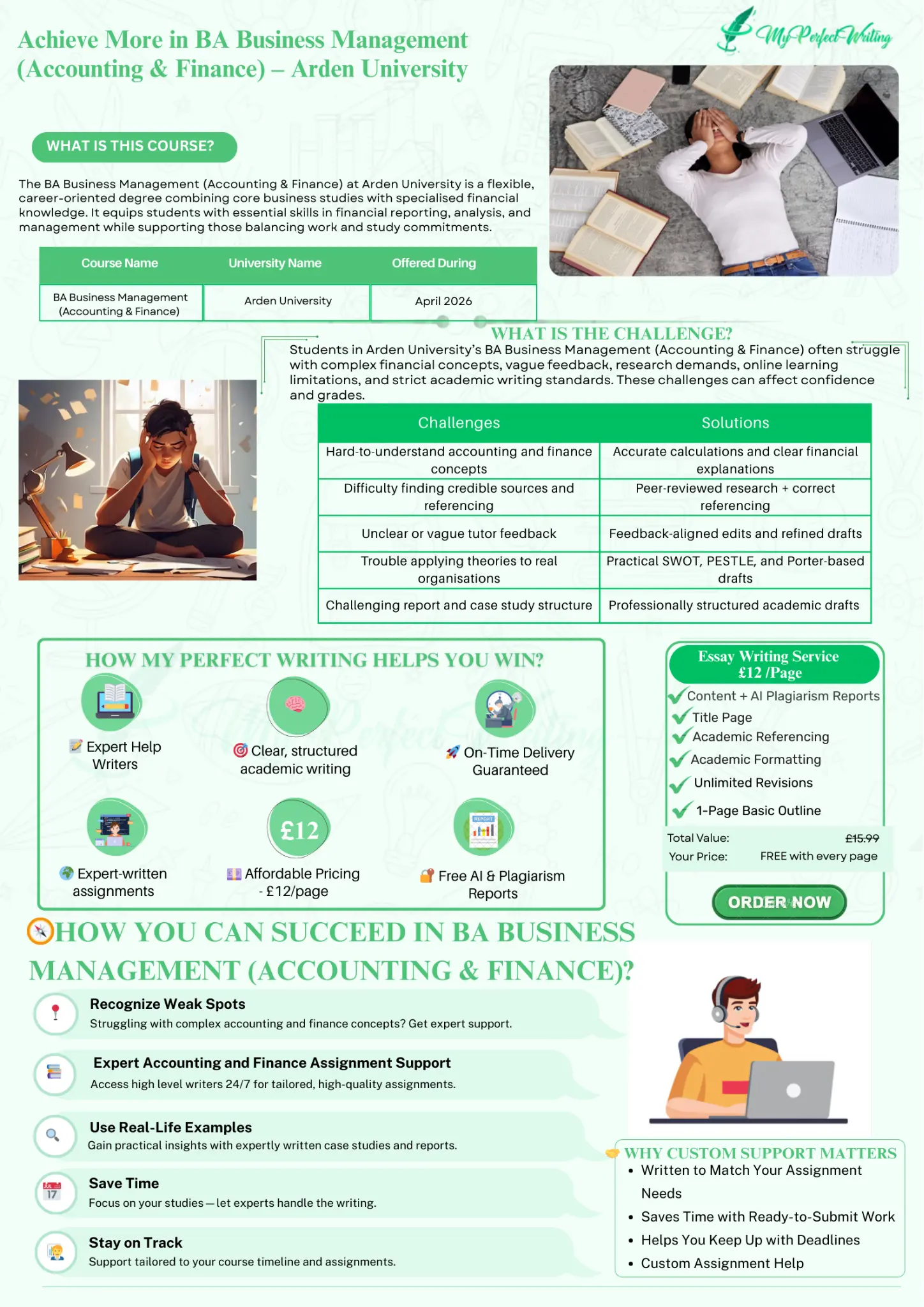 BA Business Management (Accounting & Finance) | Accounting and Finance ...